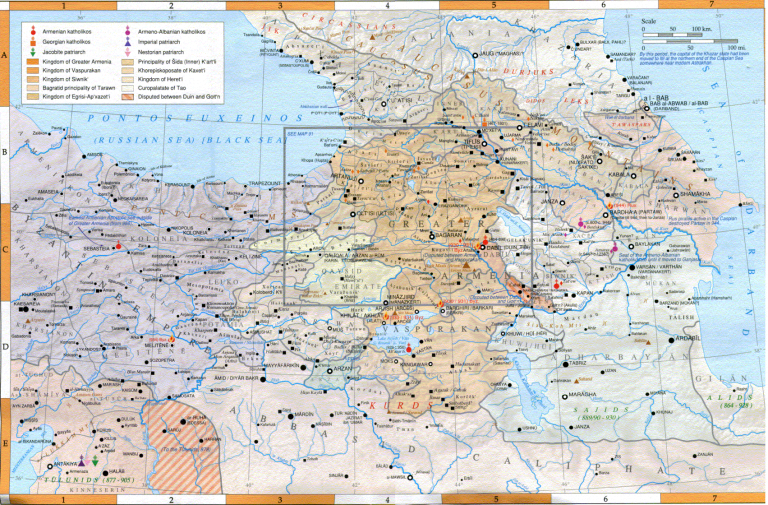 Maps of Medieval Armenia and Its Neighbours - Armenian-History.com
